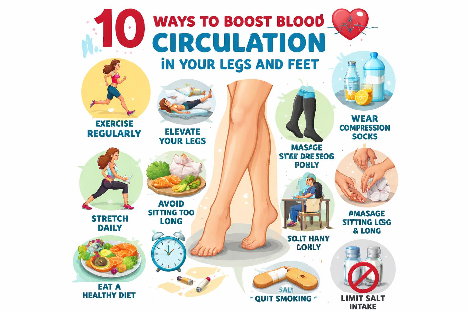 10 Ways to Boost Blood Circulation in Your Legs and Feet